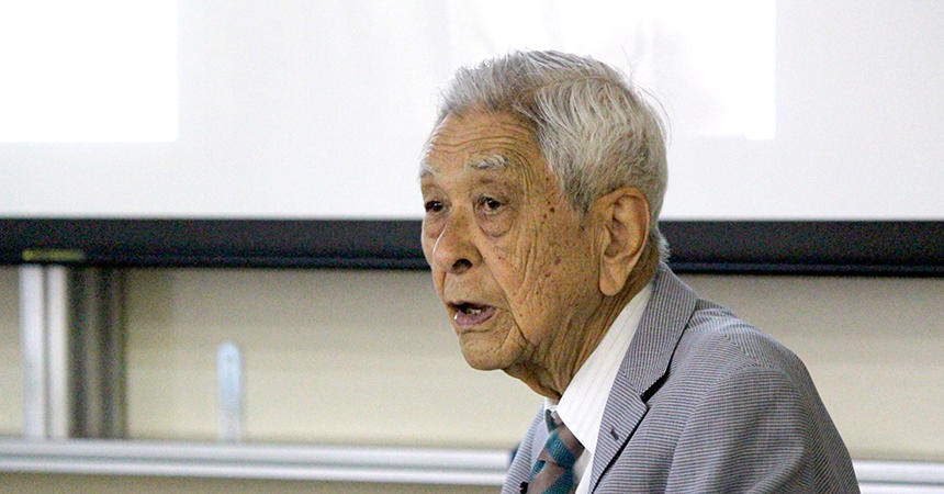 Living Hiroshima - My Experience: A Lecture by Nobuo Miyake｜ICU ...